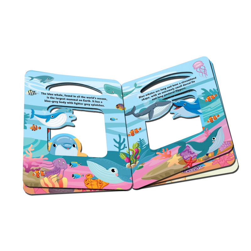 Children's Die Cut Window Board Book In The Ocean | Educational board ...