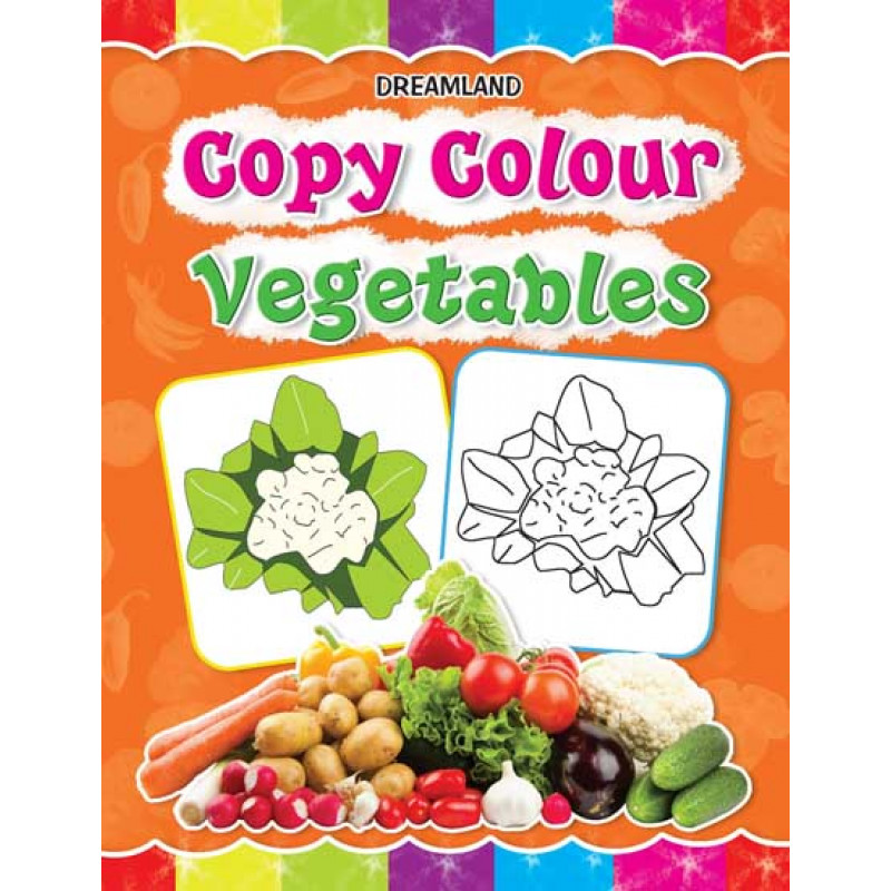 Copy Color – Vegetables | Kids' Activity Book | Vegetable Recognition ...