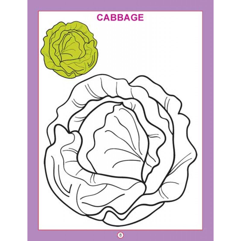 Copy Color – Vegetables | Kids' Activity Book | Vegetable Recognition ...