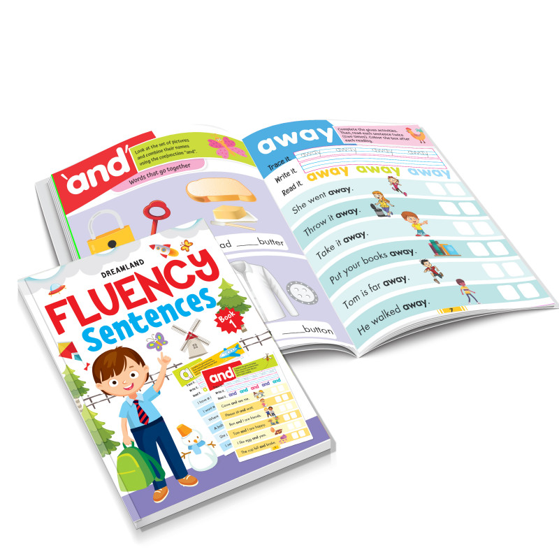 Fluency Sentences Books for Ages 4 to 8 (Pack of 4 Books) | Early ...