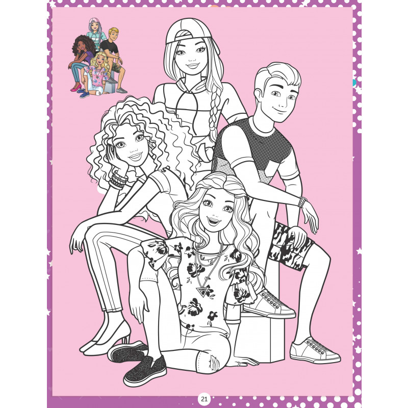 Barbie Copy Coloring Book | Artistic Exploration | Educational Coloring ...