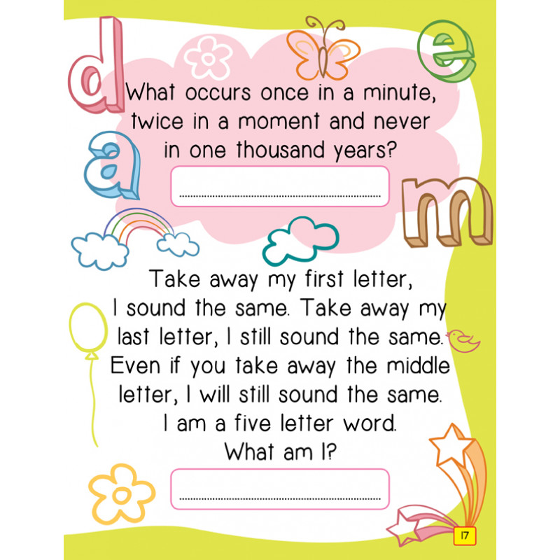 Dreamland's My Big Book of Riddles for Kids | Inspires riddle creation ...