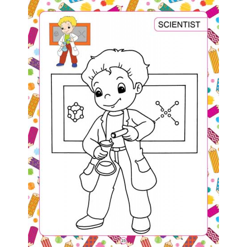 Dreamland's My Activity Series Happy Workers Colouring Book for Kids ...