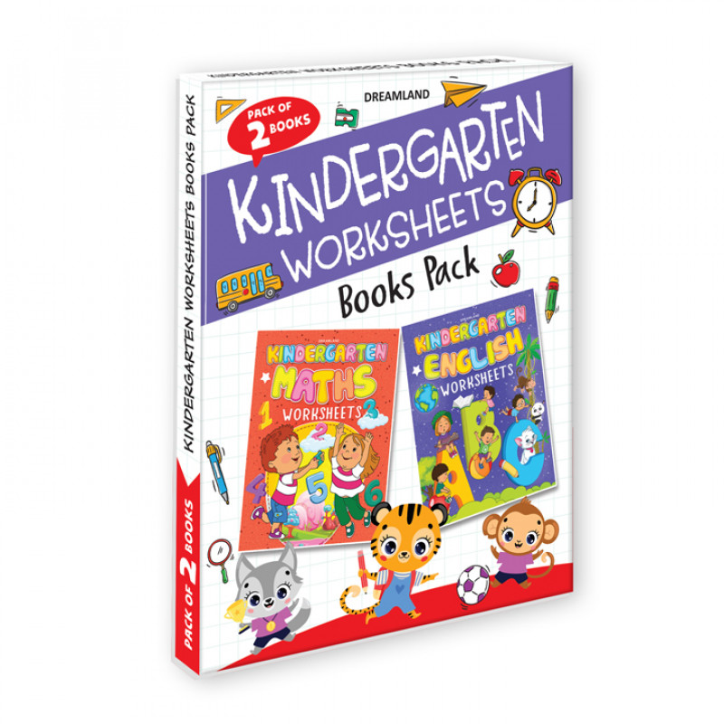 Kindergarten Worksheets (Set of 2 Books) | Educational Activities ...