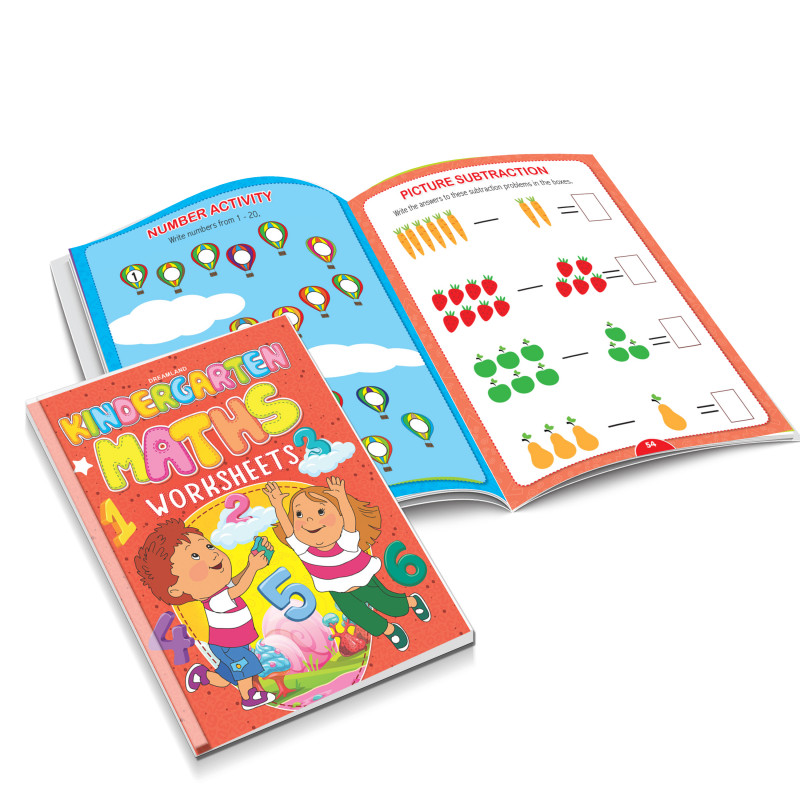 Kindergarten Worksheets (Set of 2 Books) | Educational Activities ...
