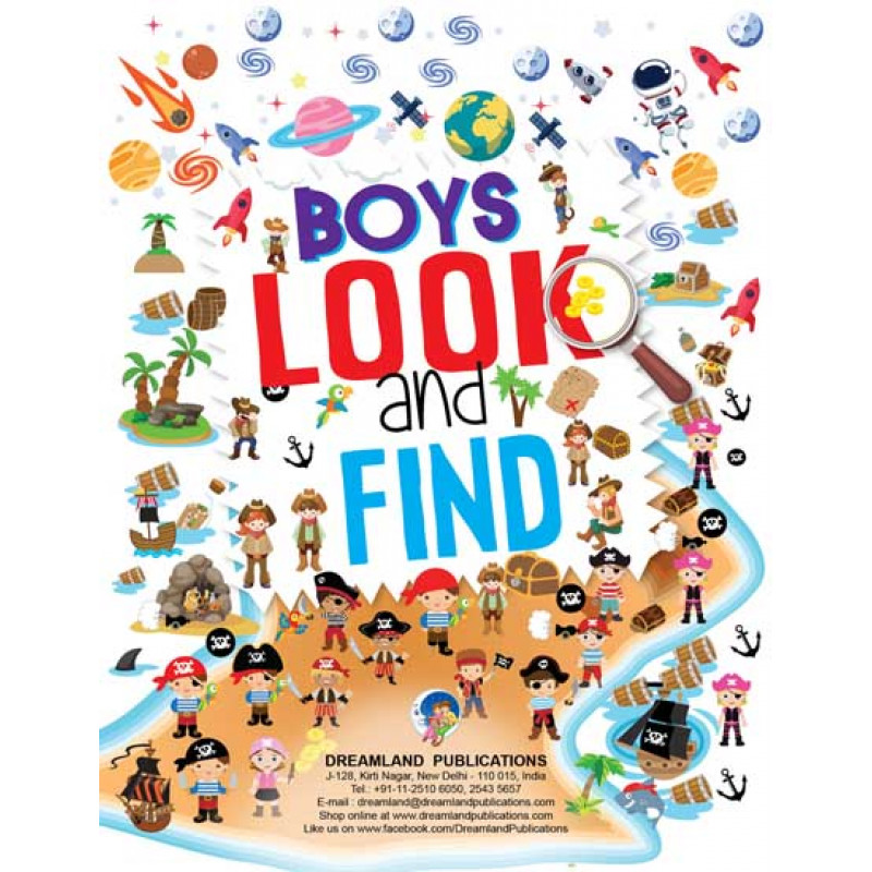 Dreamland's Look and Find Boys Activity Book for Kids | Interactive learning activities | Fun ...