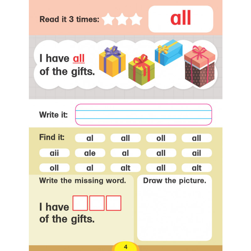 Dreamland Dolch Sight Words Level - 2 | Simple Words and Activities ...