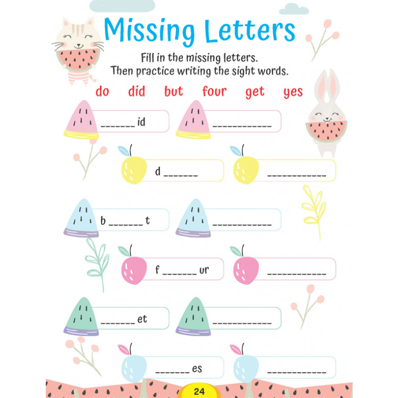 Dreamland Dolch Sight Words Level - 2 | Simple Words and Activities ...