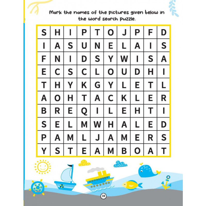 Dreamland I Can Solve Ocean World Activities Book for Kids Age 4 8 ...