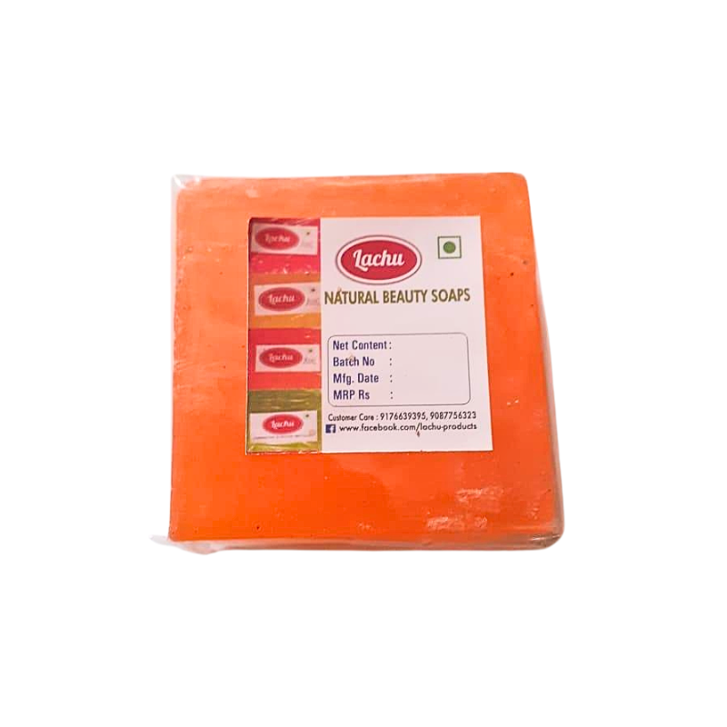 Lachu Homemade Orange Soap | Skin-brightening soap | Refreshing bath ...