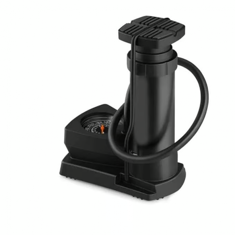 Mini Foot Pump Inflator For Electric Bike, Cycle And Car, Black ...
