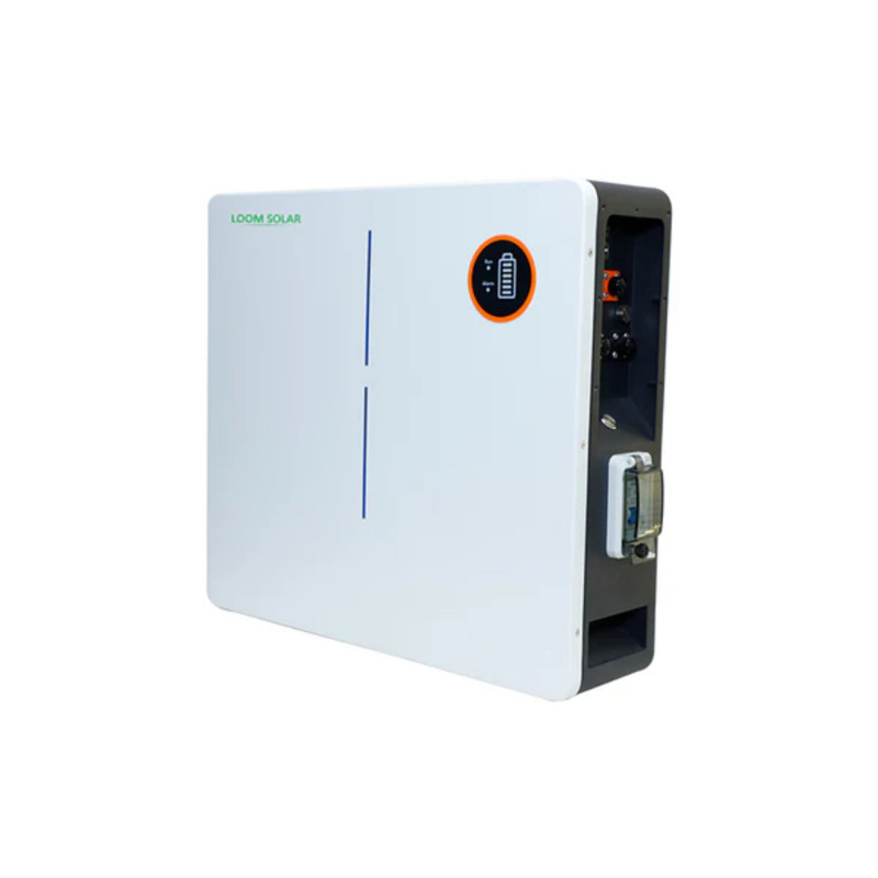 Loom Solar CAML 51.2V 100Ah Wall-mounted - 5kWh - 51.2v LiFePO4 Battery ...