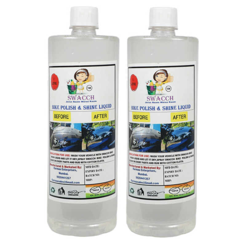 SWACCH Bike Polish and Shine Liquid | Matte Surface Cleaner | Vehicle ...