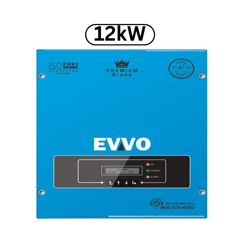EVVO 12000TL3P - 12kw Three Phase On Grid Inverter | Dual MPPT Solar ...