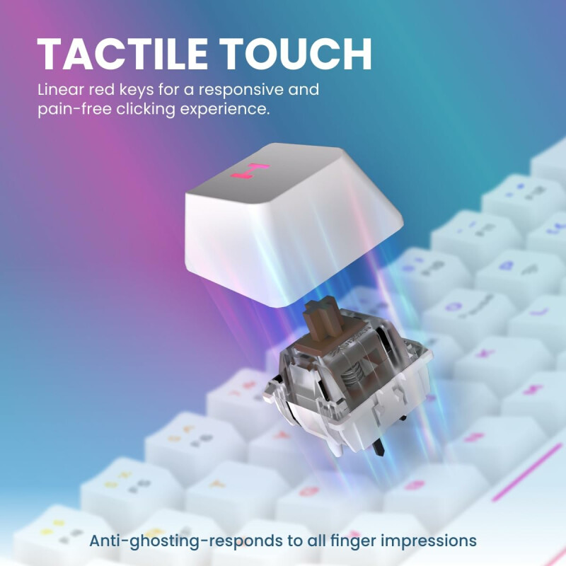 Portronics Hydra 10 Mechanical Wireless Keyboard | Rechargeable ...