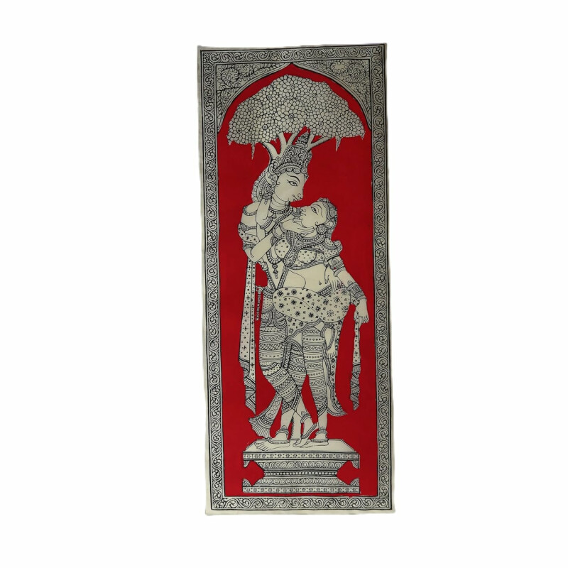 Palak Saxena Traditional Indian Wall Hanging With Embroidered Figures ...