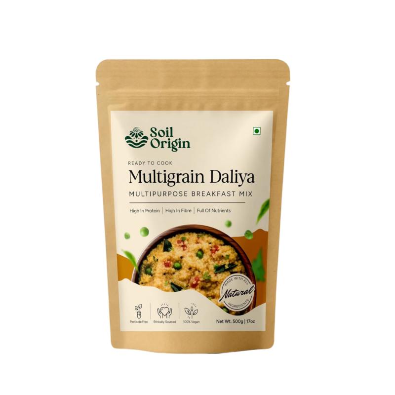 Soil Origin Multigrain Daliya Breakfast Mix| Digestive Health Daliya ...