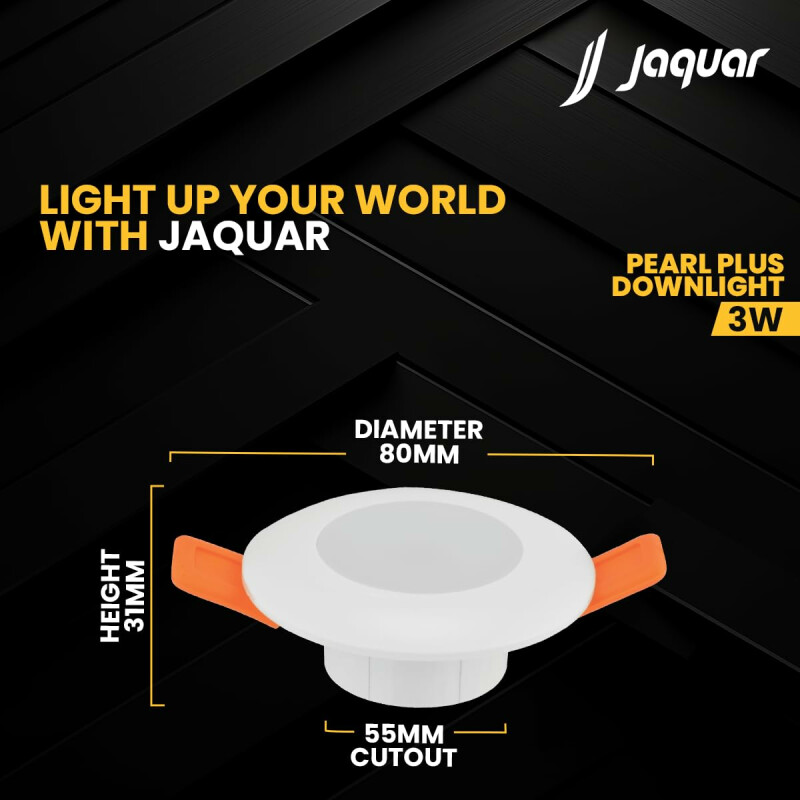 Jaquar Pearl Plus Round LED Downlight | Junction Box Installation ...