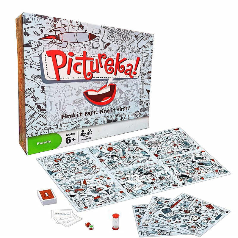 Pictureka Board Game for Kids and Family | Find It Fast Game | Search ...