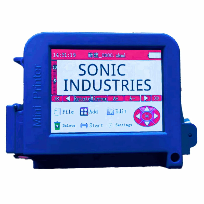 Sonic Industries Mini Advance Printer | OLED Smart Touchscreen ...