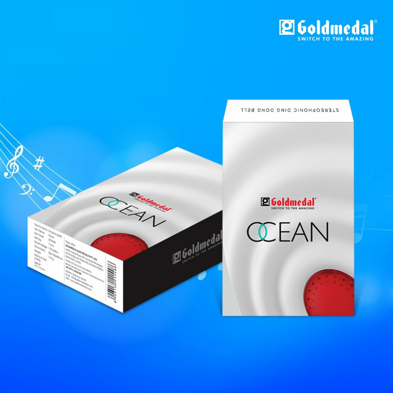 Goldmedal Curve Plus Ding Dong Door Bell | Ocean Stereophonic Bell ...