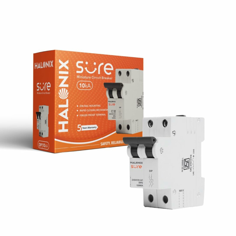 Halonix 16A Miniature Circuit Breaker for Overload & Short Circuit ...