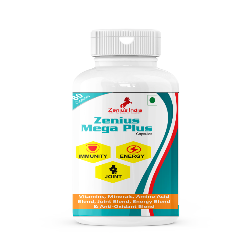 Zenius Mega Plus Capsule for energy | Immunity booster capsule | Joint ...