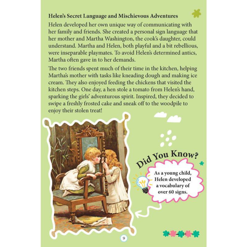 Helen Keller - Icons of Inspiration | Illustrated Biography for Kids ...
