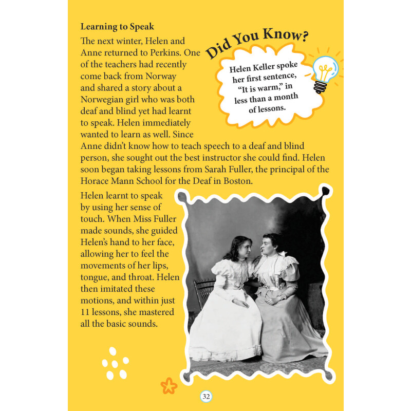 Helen Keller - Icons of Inspiration | Illustrated Biography for Kids ...