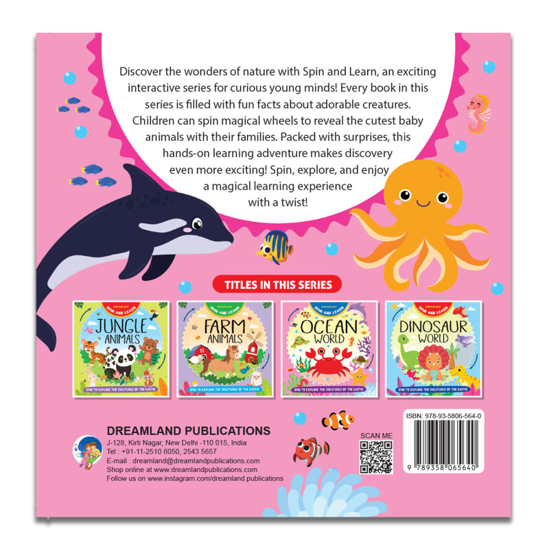Dreamland Spin and Learn Ocean World – Interactive Sea Animal Board ...