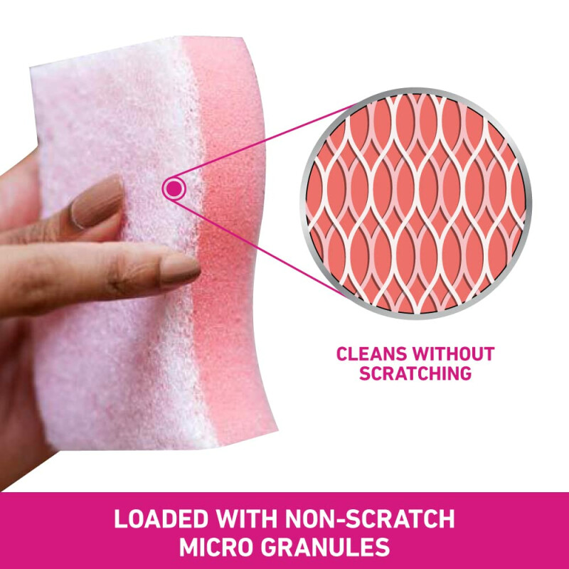 Scotch-Brite 3M Non-Scratch Scrub Sponge | Durable Kitchen Utensil ...